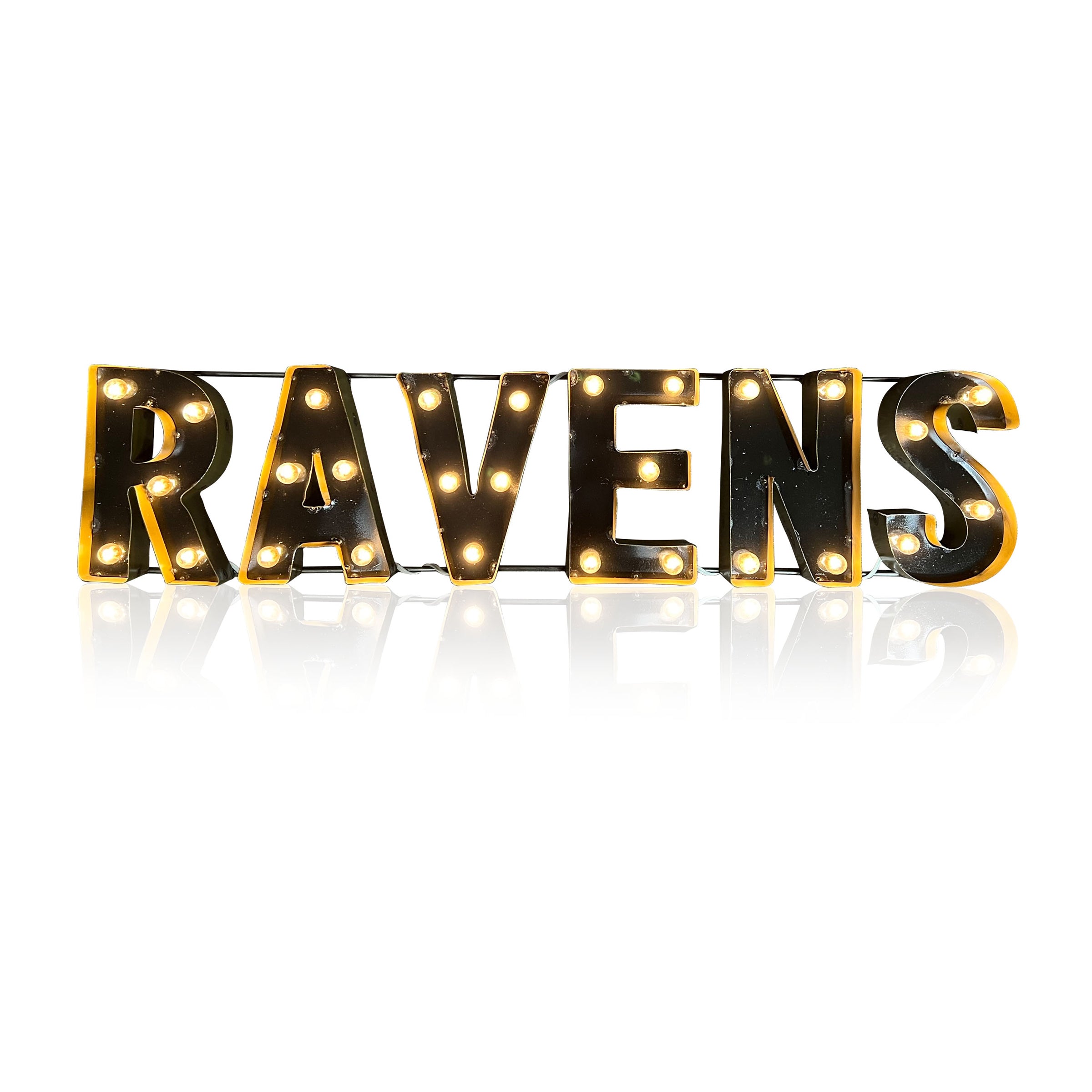 Buy NFL Baltimore Ravens Retro Lighted Metal Sign – ProFootballStuff