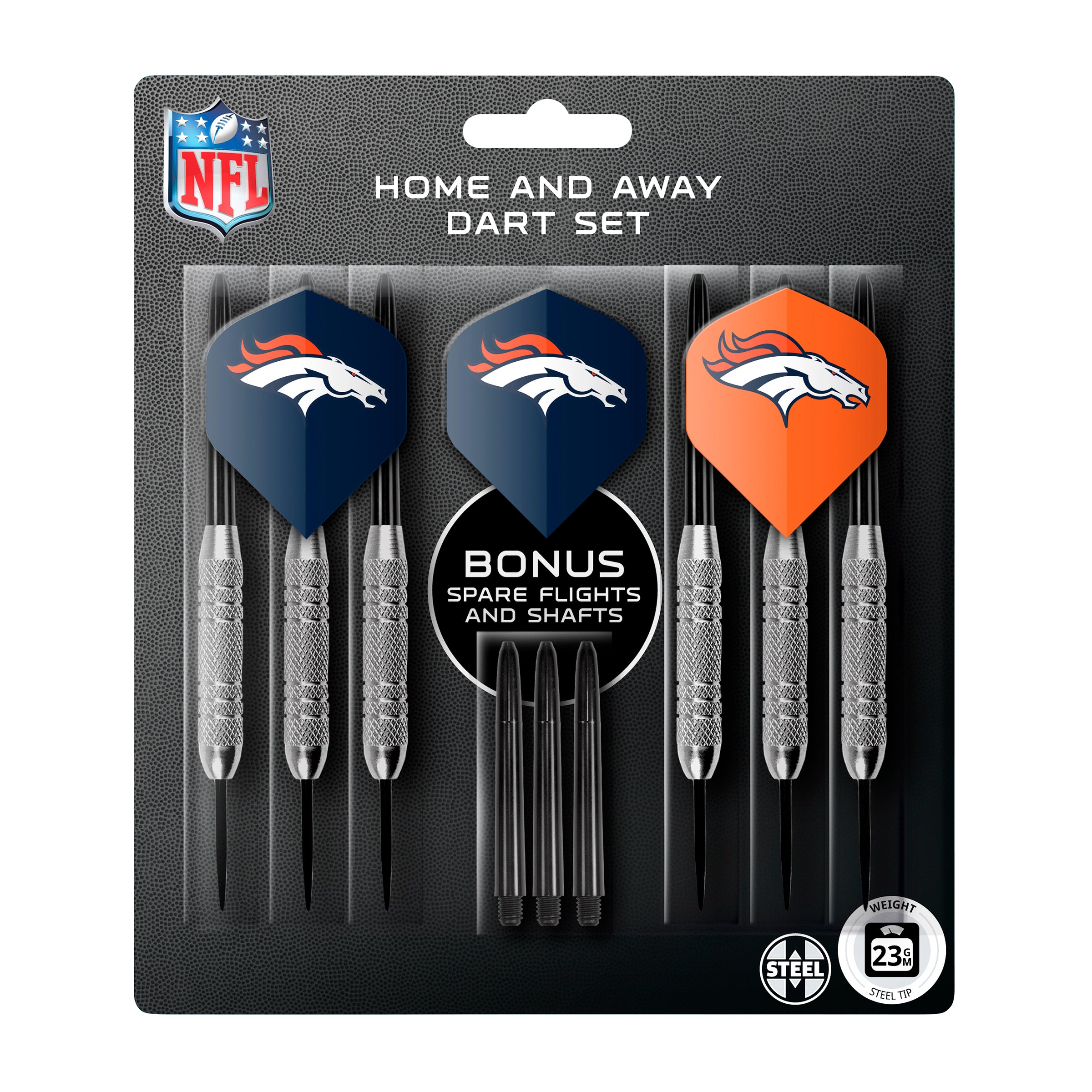 Buy NFL Denver Broncos Official Home and Away Combo Dart Set ...