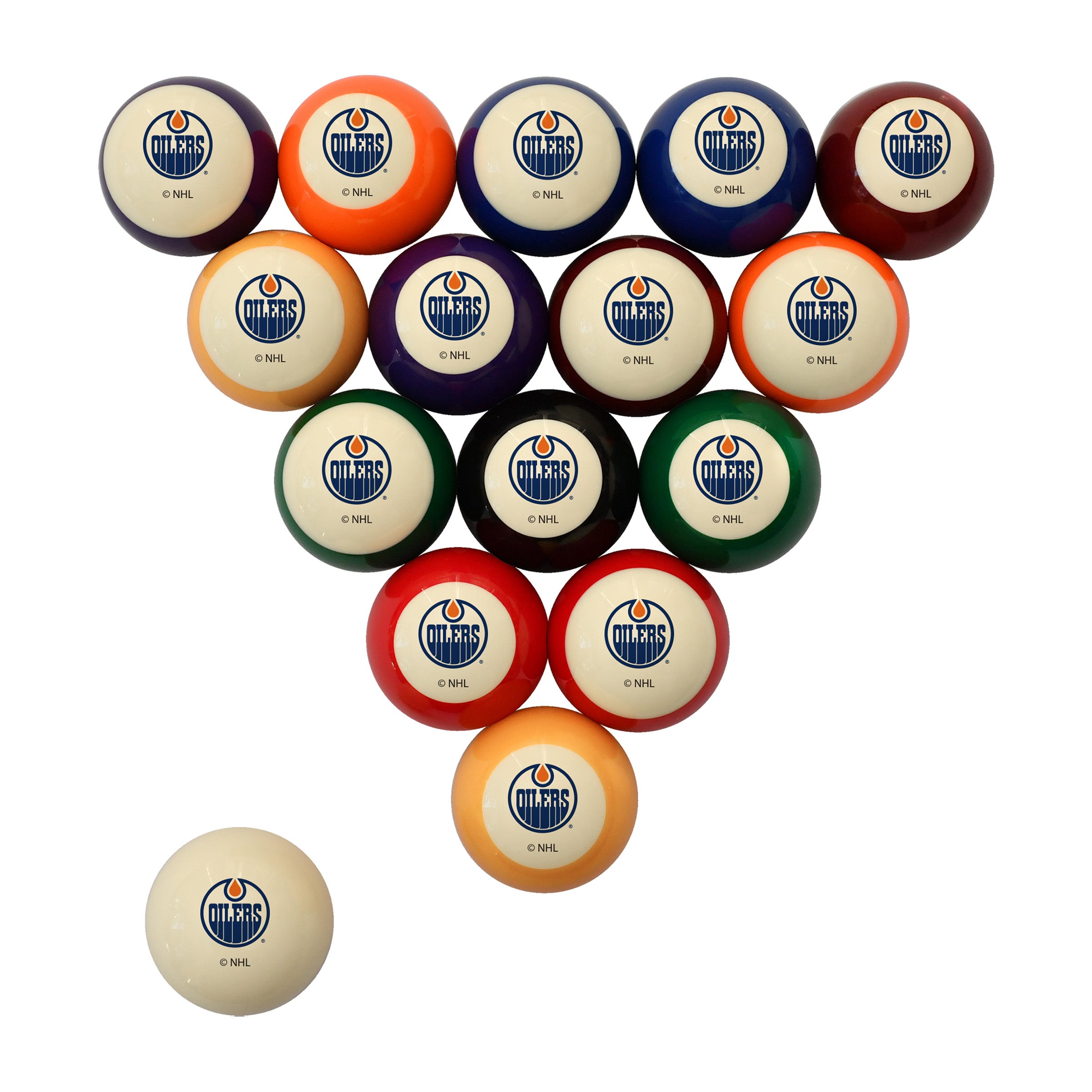 Buy NHL Edmonton Oilers Logo Retro Billiards Balls Set – ProFootballStuff