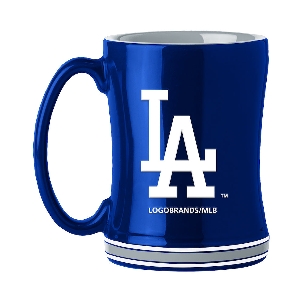 Buy MLB Los Angeles Dodgers 14 oz Relief Coffee Mug Set (set of 2 ...
