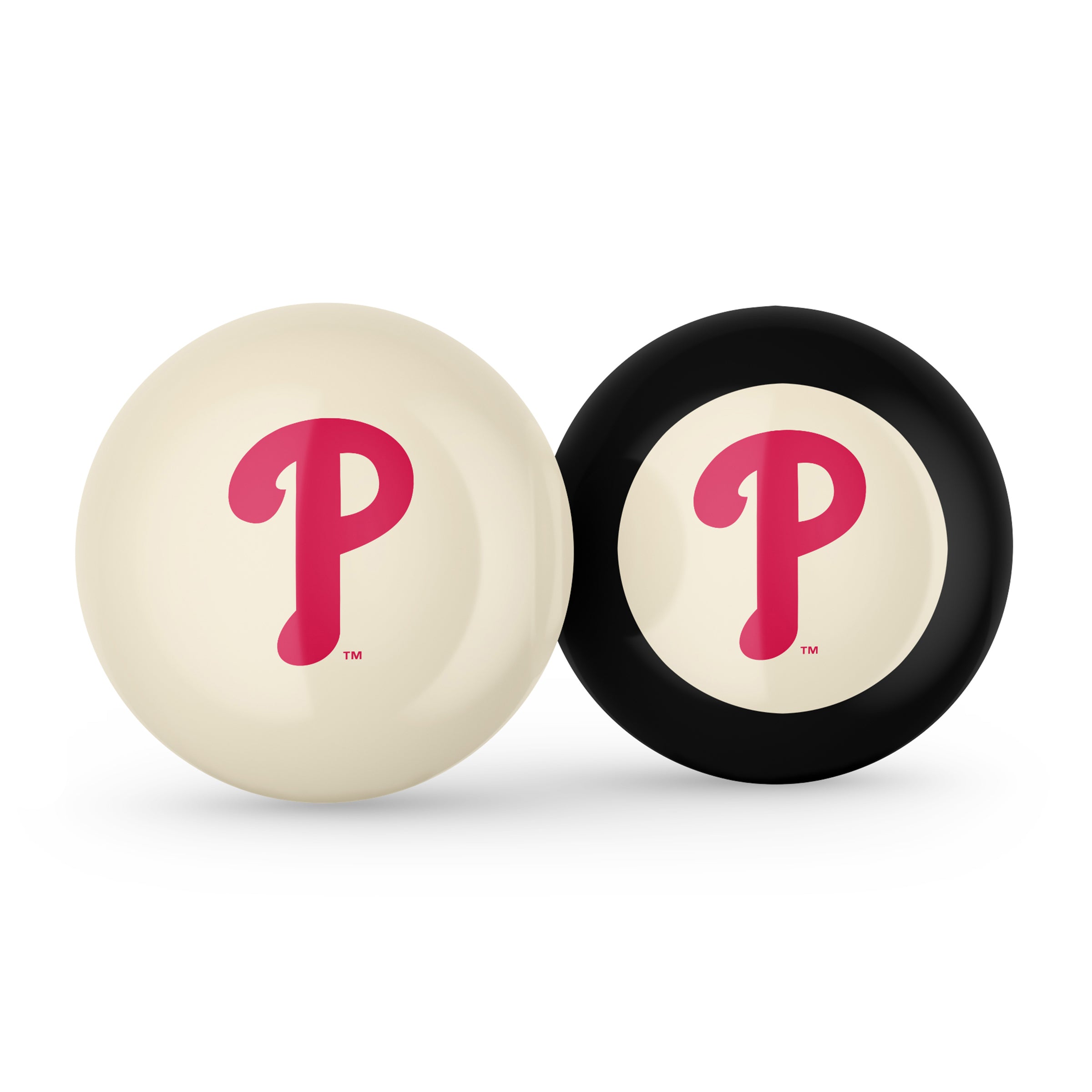 Buy MLB Philadelphia Phillies Logo Pool Cue Ball and 8 Ball Set ...