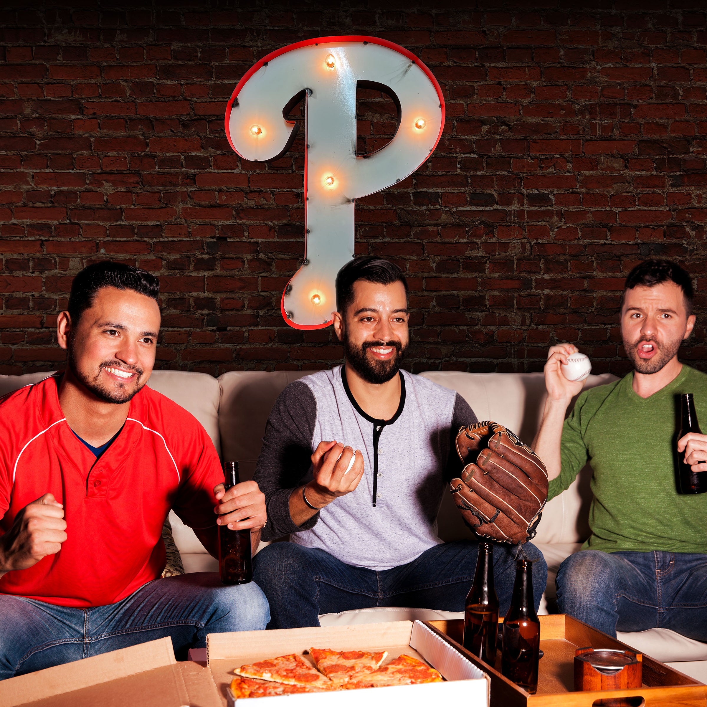 Buy MLB Philadelphia Phillies Logo Retro Lighted Metal Sign ...