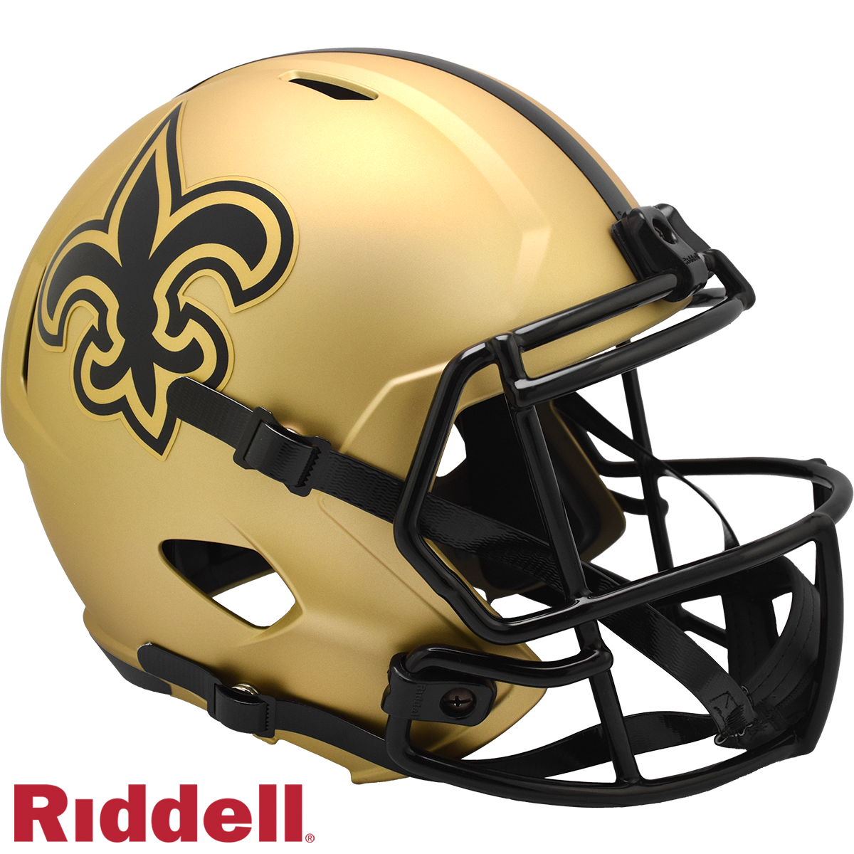 Buy NFL New Orleans Saints Full Size REPLICA Football Helmet RAVE ...