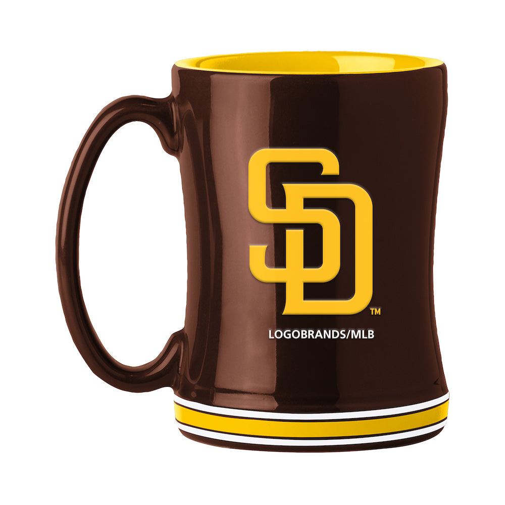 Buy MLB San Diego Padres 14 oz Relief Coffee Mug Set (set of 2 ...