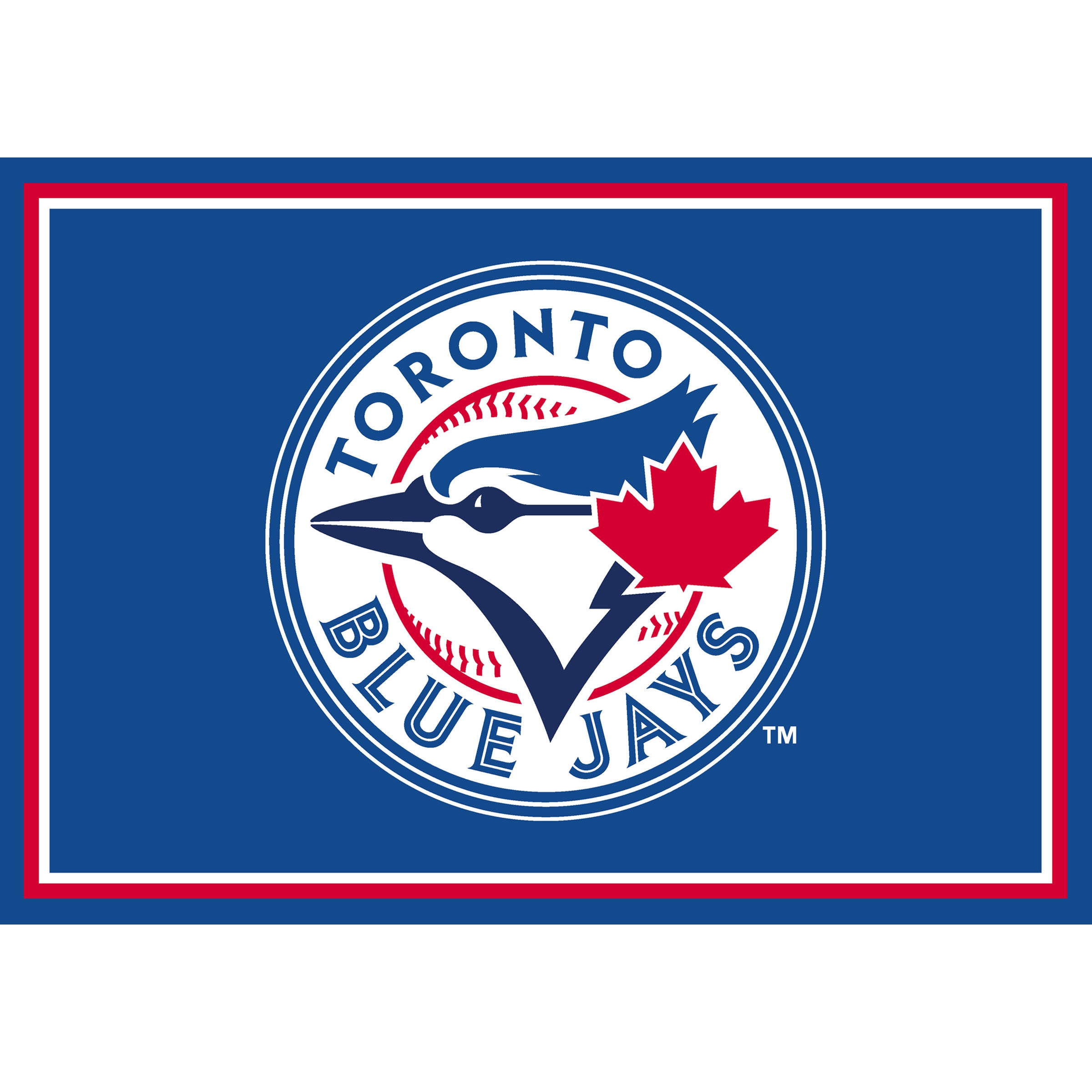 Buy MLB Toronto Blue Jays Entry Mat and Official Area Rug 3 Ft x 4 Ft ...