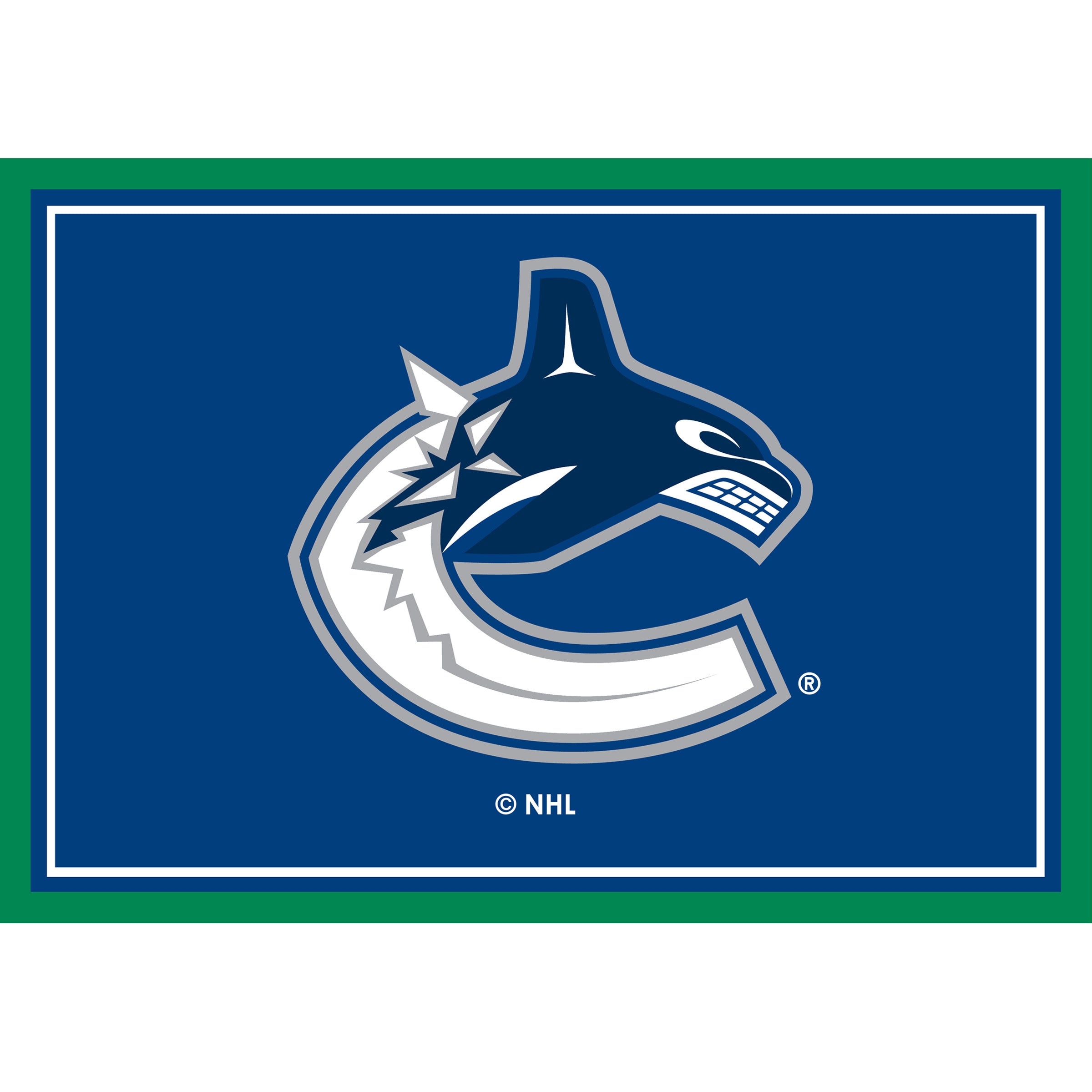 Buy NHL Vancouver Canucks Entry Mat and Official Area Rug 3 Ft x 4 Ft ...