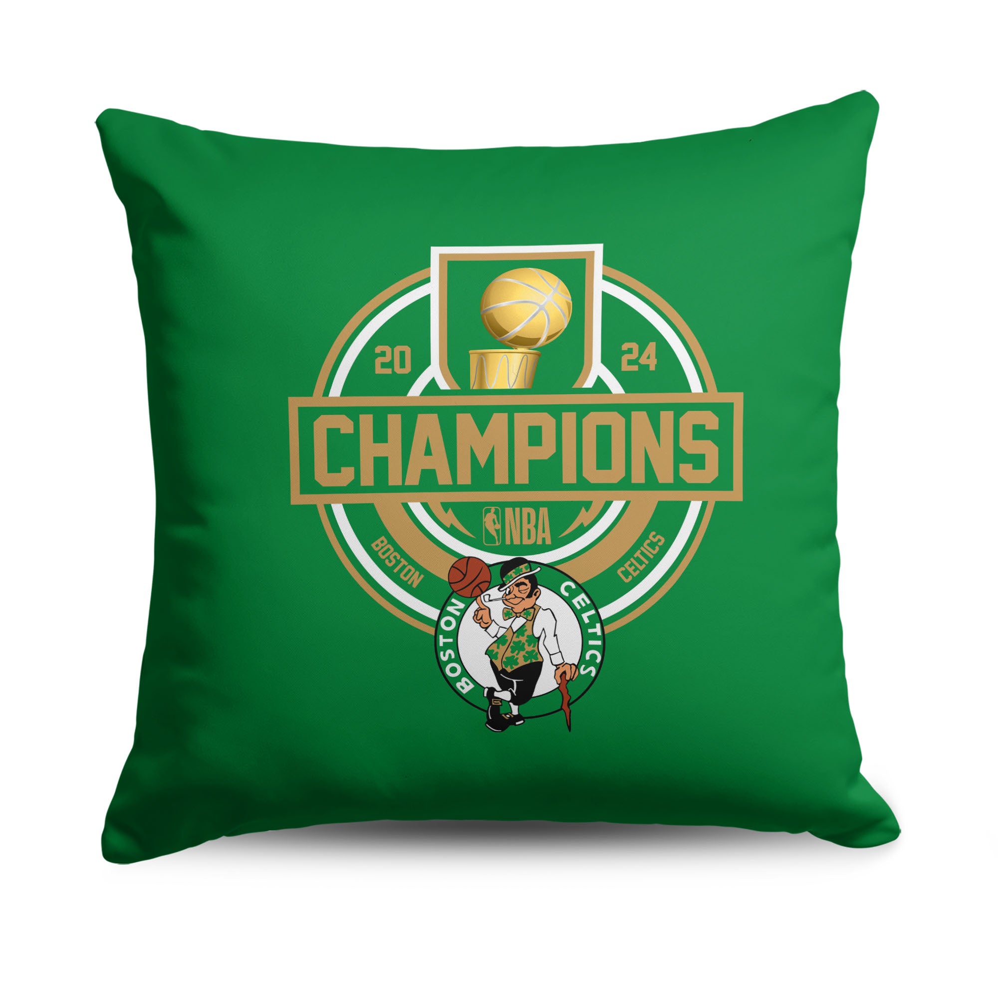Buy 2024 NBA Finals Champions Boston Celtics 18 X 18 in Throw Pillow ...