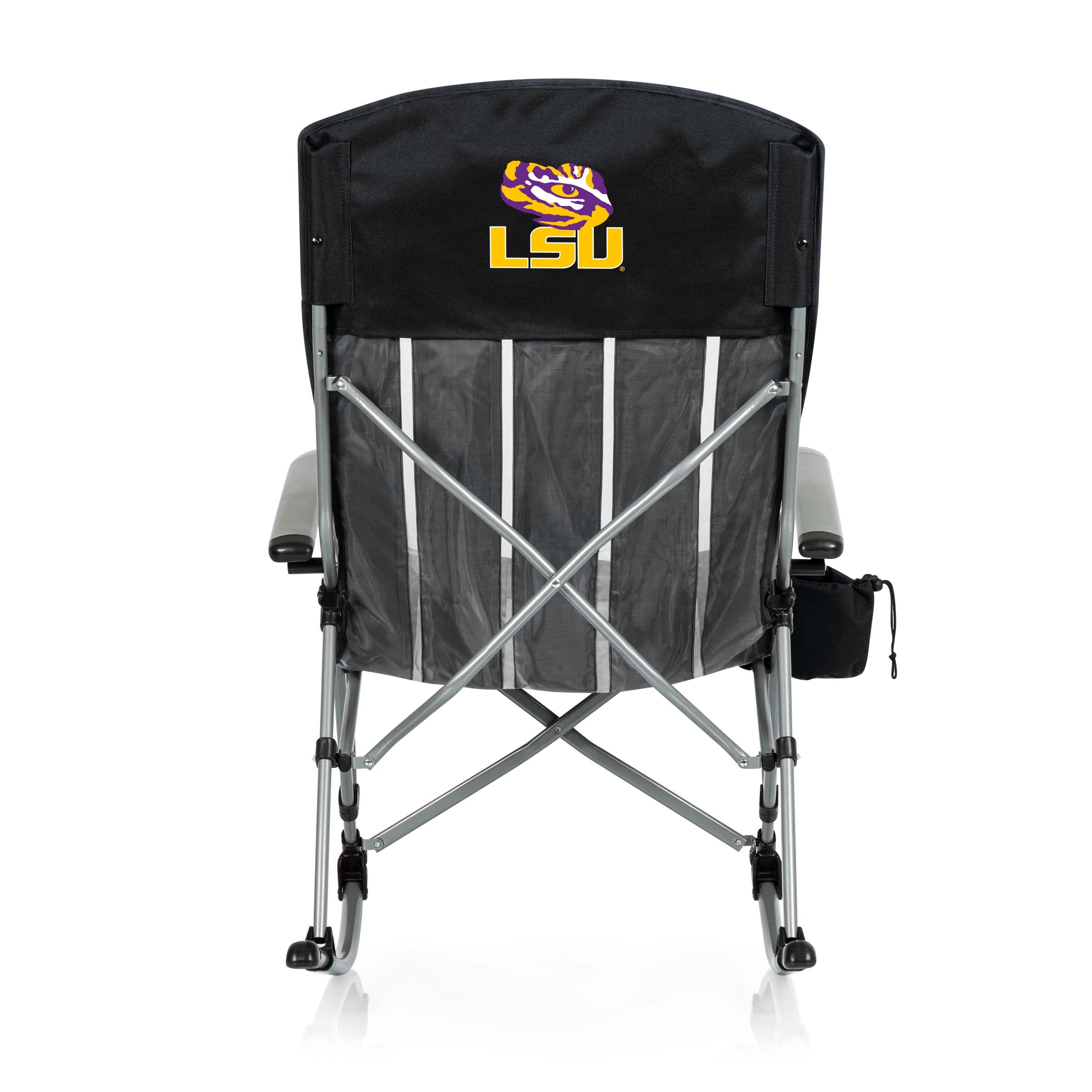 LSU Tigers - Outdoor Rocking Camp Chair – ProFootballStuff