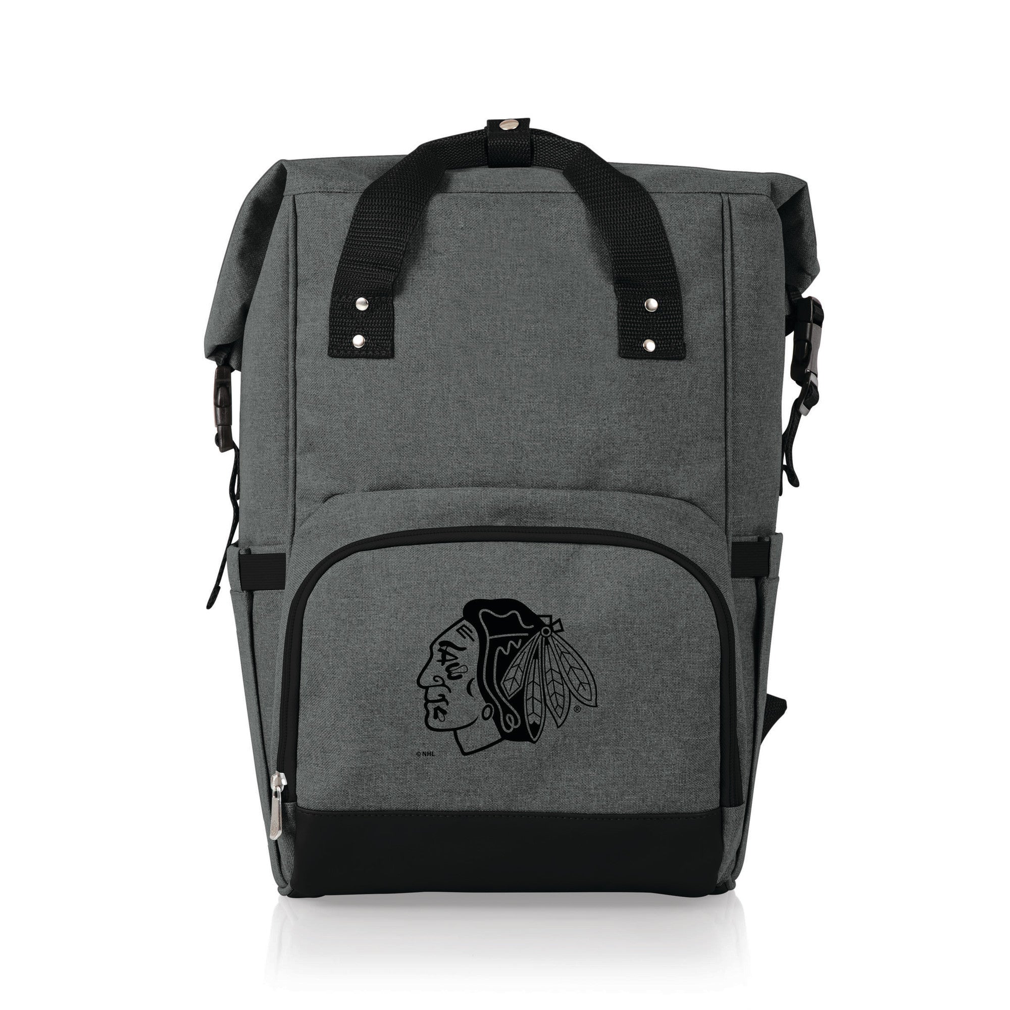 Chicago Blackhawks - On The Go Roll-Top Backpack Cooler – ProFootballStuff