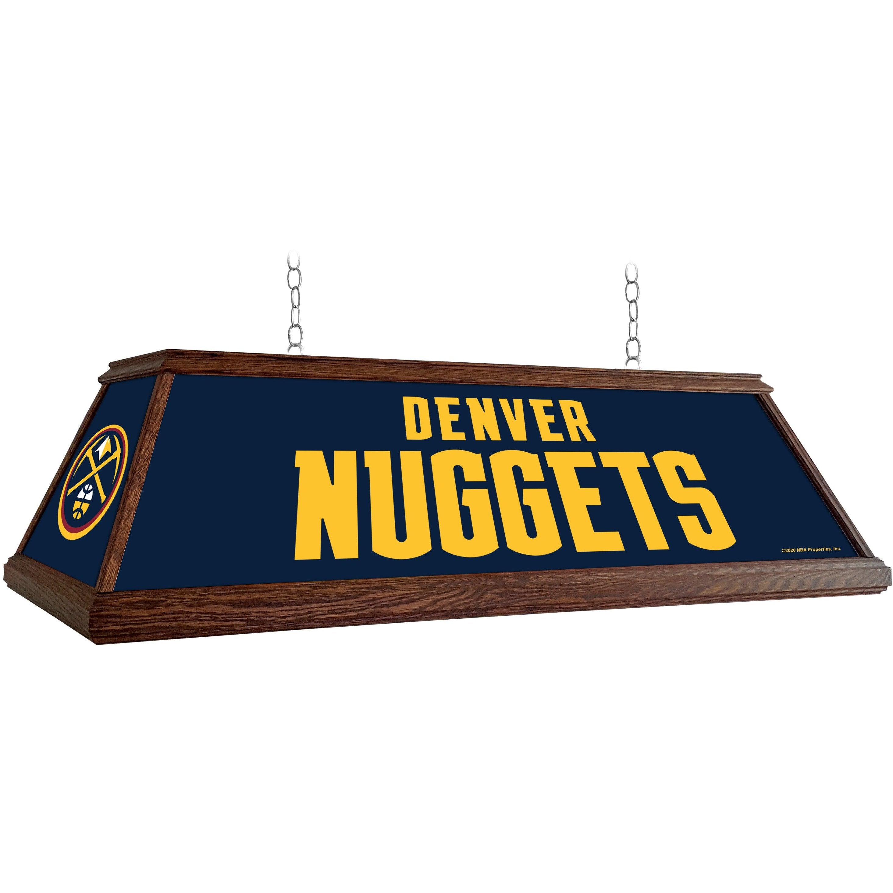 Buy NBA Denver Nuggets Premium Wood Pool and Billiards Table Light ...