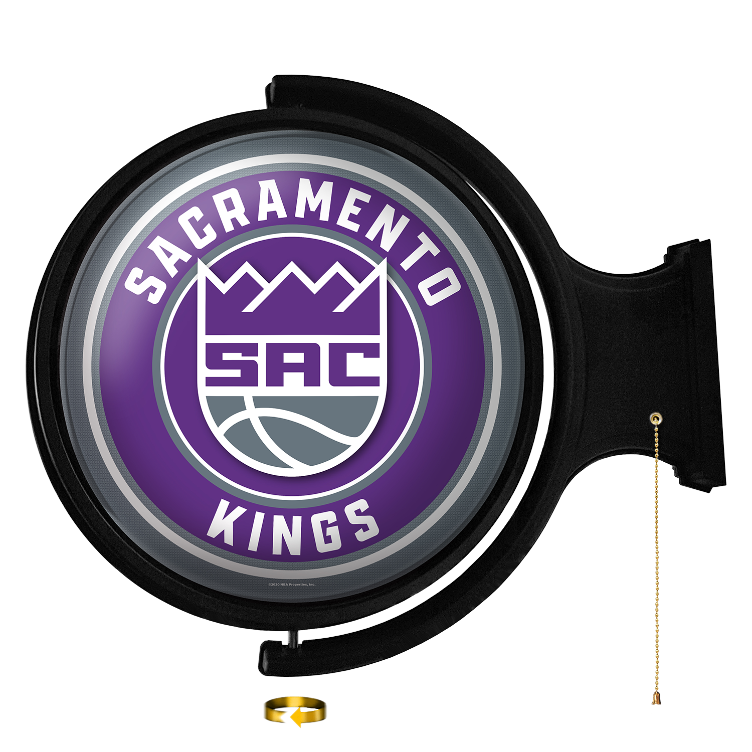 Buy NBA Sacramento Kings Original Round Rotating Lighted Wall Sign ...