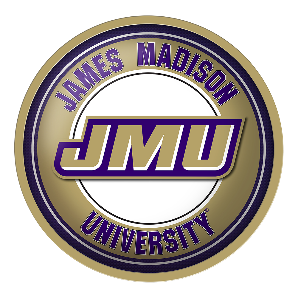 Buy NCAA James Madison Dukes Modern Disc Wall Sign – ProFootballStuff