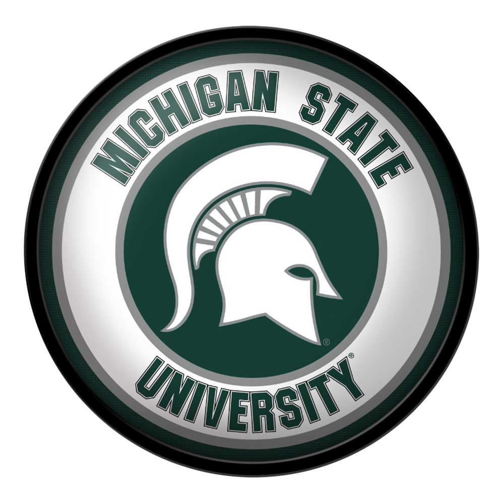Buy NCAA Michigan State Spartans Modern Disc Wall Sign – ProFootballStuff