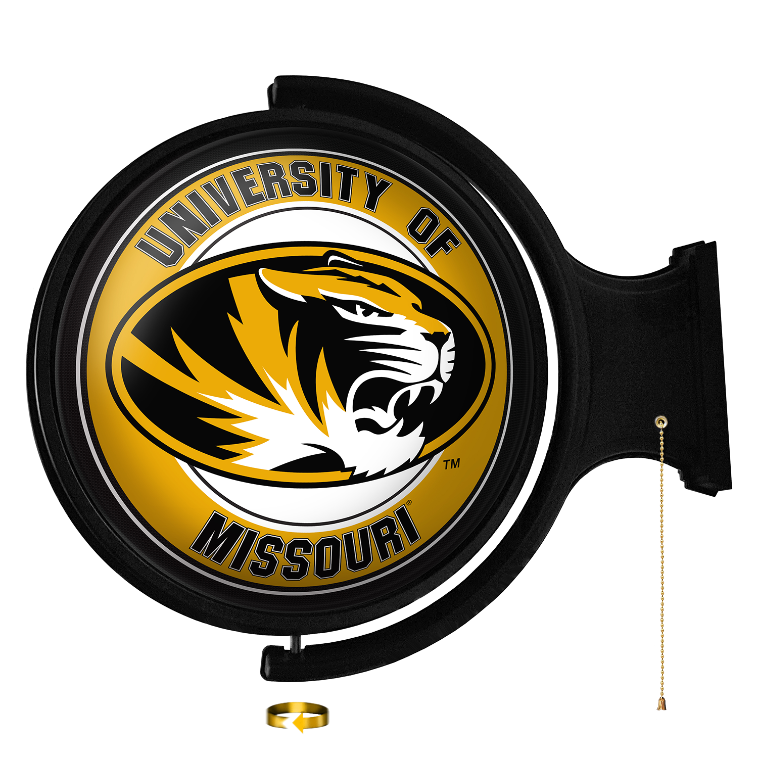 Buy NCAA Missouri Tigers Original Round Rotating Lighted Wall Sign ...
