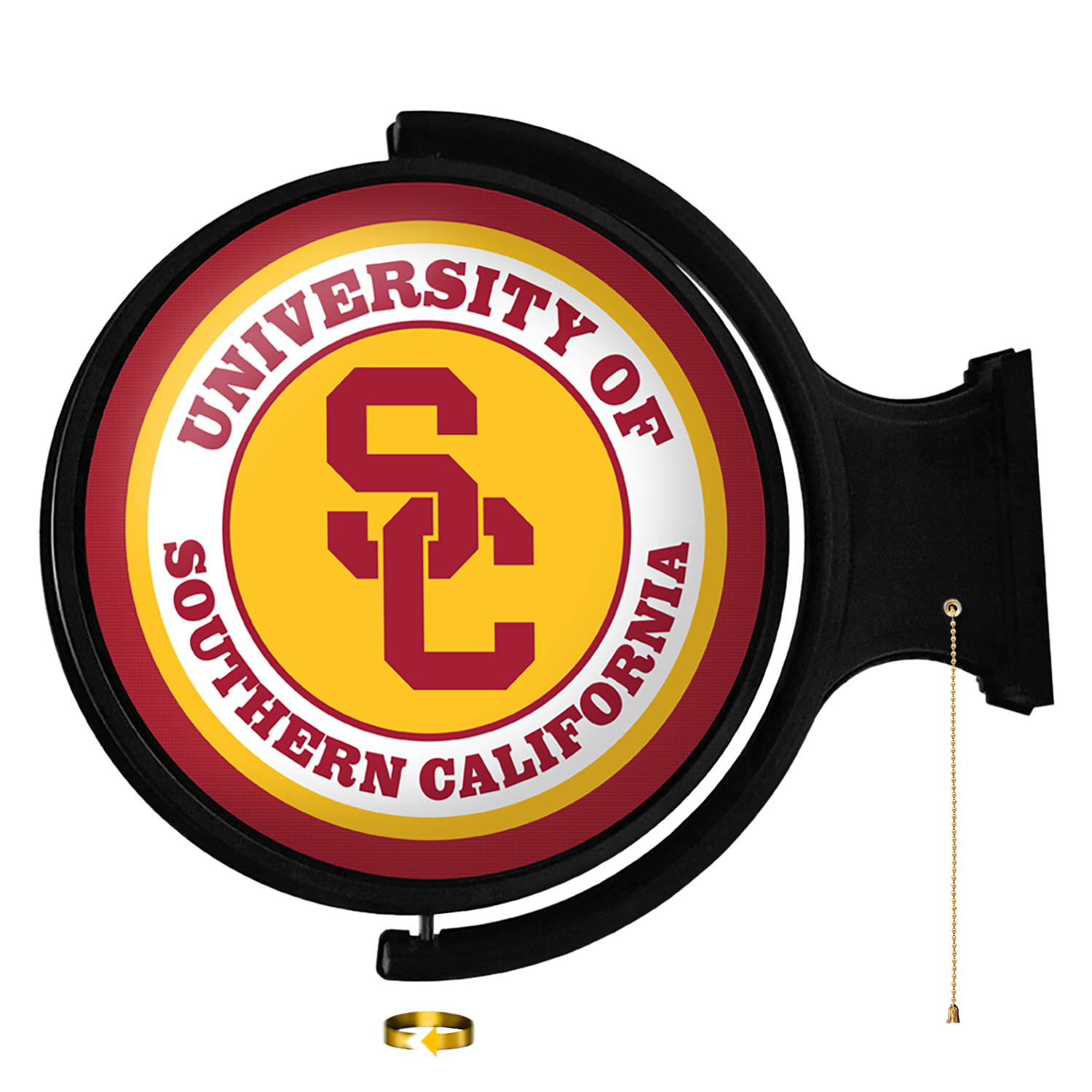 Buy NCAA USC Trojans Original Round Rotating Lighted Wall Sign ...