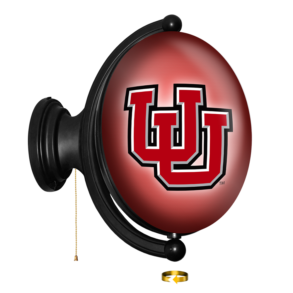 Buy NCAA Utah Utes Original Oval Rotating Lighted Wall Sign ...