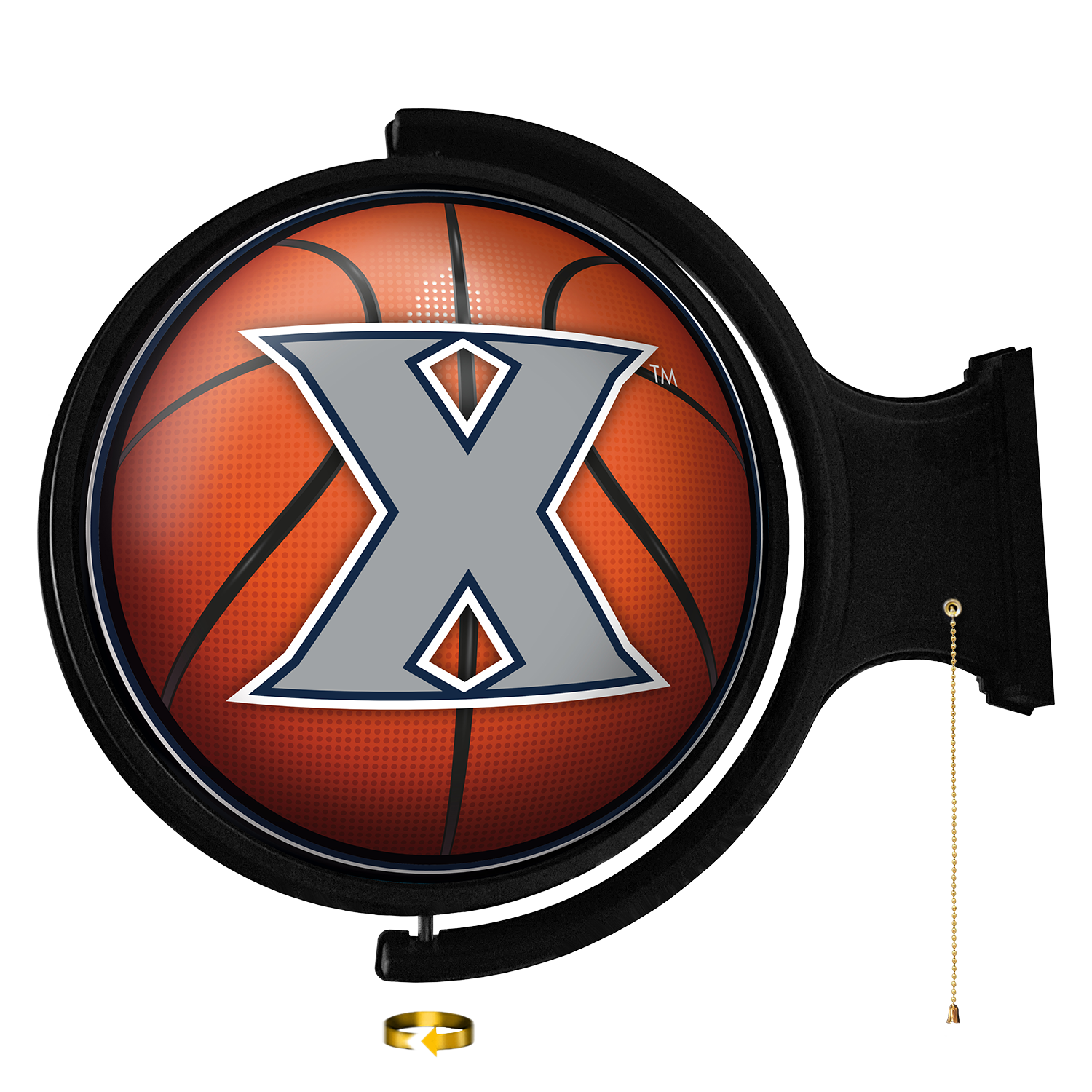 Buy NCAA Xavier Musketeers Basketball Original Round Rotating Lit Wall ...