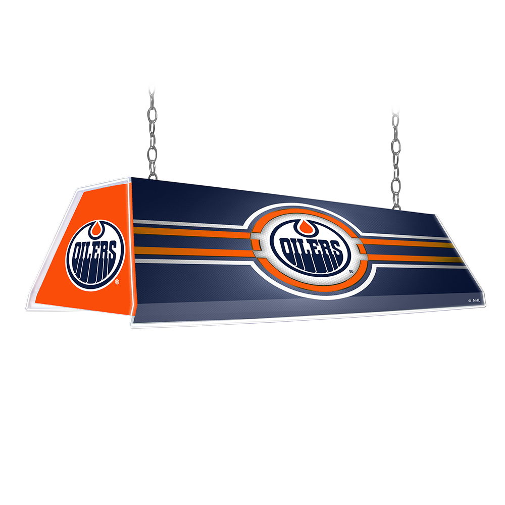 Buy NHL Edmonton Oilers Edge Glow Pool Table Billiards Light ...