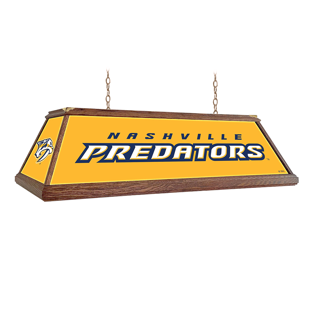 Buy NHL Nashville Predators Premium Wood Pool and Billiards Table Light ...