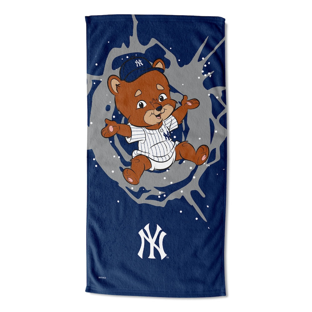 Buy MLB New York Yankees MASCOT Beach Towel – ProFootballStuff