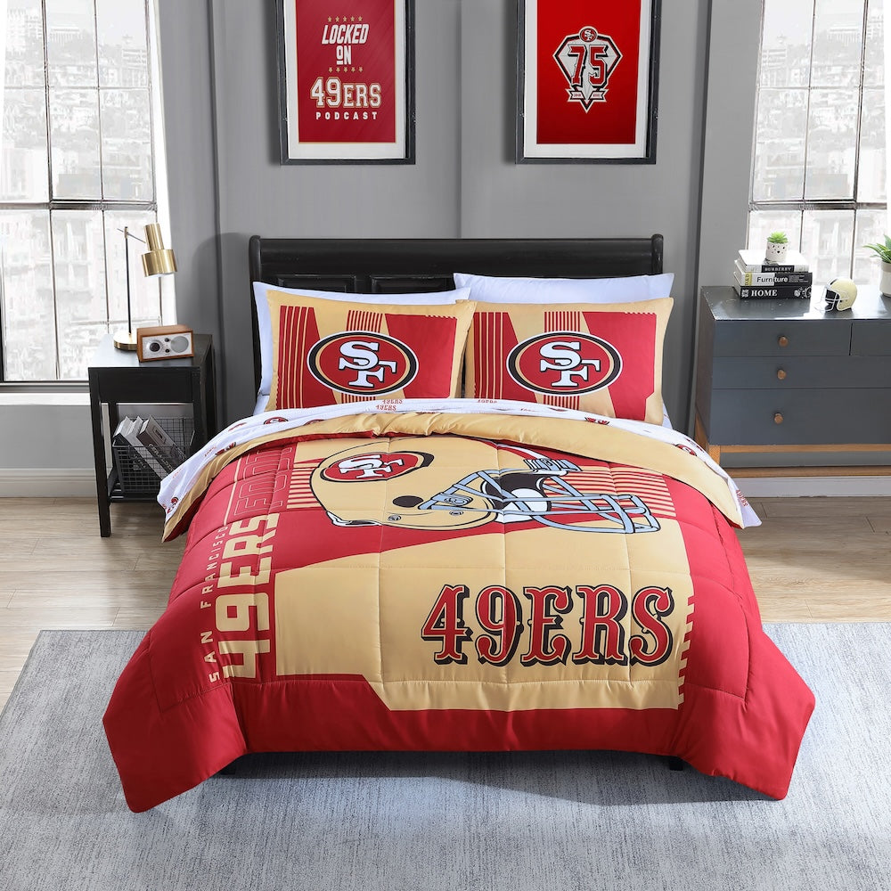 Buy NFL San Francisco 49ers Bed in a Bag - Full size – ProFootballStuff