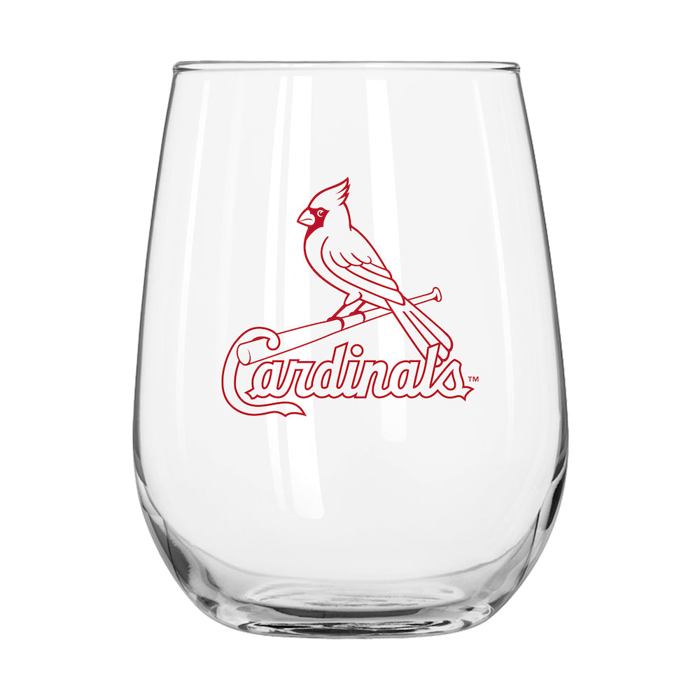 Buy MLB St. Louis Cardinals Stemless Pair 16oz Wine Glasses (Set of 2 ...